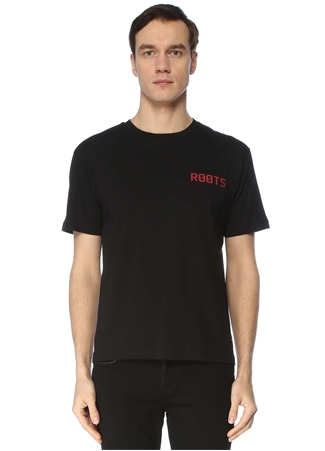 Cult of Cuddle Erkek RMT Siyah Bisiklet Yaka T-shirt S EU