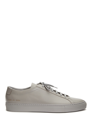 Common Projects Erkek Gri Logolu Deri Sneaker 39 Eu Common Projects Erkek Gri Logolu Deri Sneaker 39 Eu