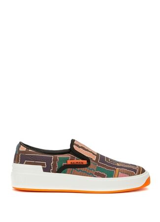 Balmain Kadın Colorblocked Logo Desenli Sneaker 36 EU