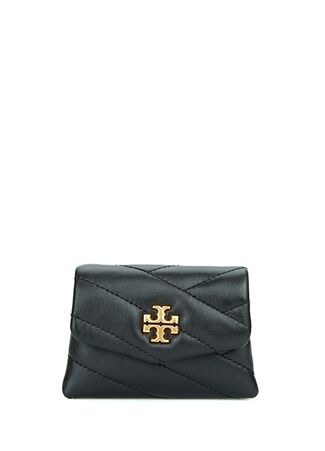 Tory Burch Kadın Siyah Logolu Deri Omuz Çantası EU