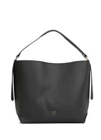 Beymen Kadın Siyah Logolu Omuz Çantası EU