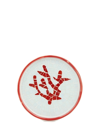 Bceramics Mercan Seramik Tabak Kırmızı