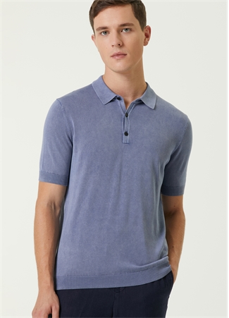 Palzileri Lab Erkek Mavi Polo Yaka Kısa Kol Triko 46 IT Palzileri Lab Erkek Mavi Polo Yaka Kısa Kol Triko 46 IT