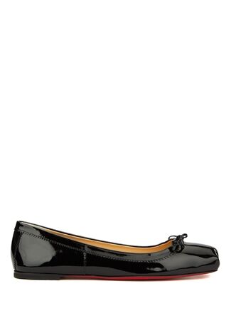 Christian Louboutin Kadın Siyah Fiyonk Detaylı Deri Babet 38 EU Christian Louboutin Kadın Siyah Fiyonk Detaylı Deri Babet 38 EU