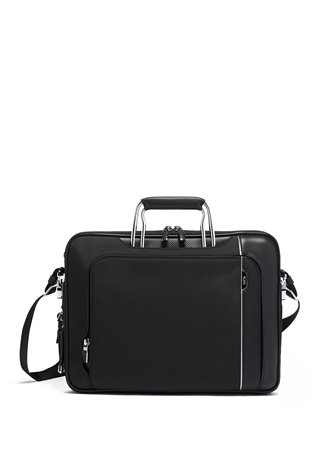 Tumi Erkek Arrive Hannover Slim Brief Laptop Çantası Siyah EU Tumi Erkek Arrive Hannover Slim Brief Laptop Çantası Siyah EU