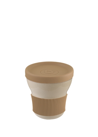 Bonna Experience Kahverengi Beyaz Kapaklı Porselen Bardak Bonna Experience Kahverengi Beyaz Kapaklı Porselen Bardak