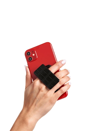 Handl New York Siyah Dokulu Stand Özellikli Telefon Aksesuarı EU Handl New York Siyah Dokulu Stand Özellikli Telefon Aksesuarı EU
