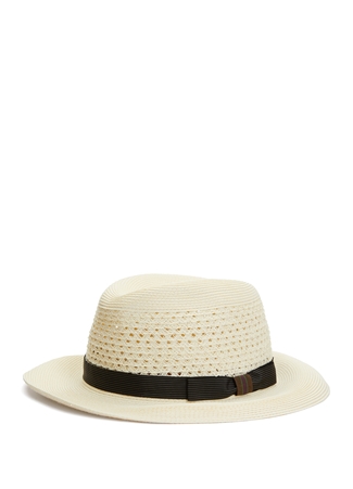 Grevi Erkek Beyaz Şerit Detaylı Şapka S Eu Grevi Erkek Beyaz Şerit Detaylı Şapka S Eu