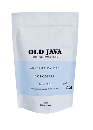 Old Java No 43 Colombia 250 Gr Çekirdek Kahve Beyaz EU Old Java No 43 Colombia 250 Gr Çekirdek Kahve Beyaz EU