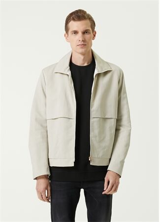 Paul Smith Erkek Bej Dik Yaka Mont L EU