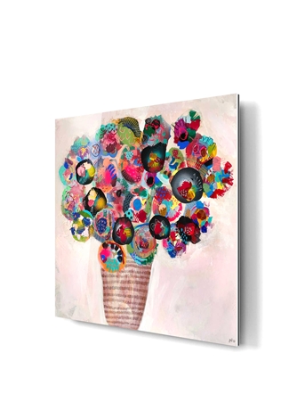 Lovinart Floral Stillife 2 By No Diasec Çerçeveli Tablo Çok Renkli