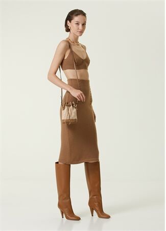 Fendi Kadın ETEK Kahverengi 40 IT