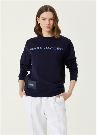 Marc Jacobs (the) Kadın Lacivert Logo Nakışlı Sweatshirt S Eu Marc Jacobs (the) Kadın Lacivert Logo Nakışlı Sweatshirt S Eu