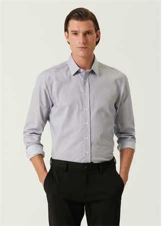 Network Erkek Slim Fit Mavi İngiliz Yaka Gömlek Lacivert 38 EU Network Erkek Slim Fit Mavi İngiliz Yaka Gömlek Lacivert 38 EU