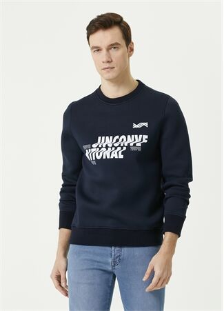 Knt Erkek SWEATSHIRT Lacivert L EU