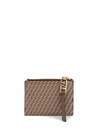 Fendi Kadın Colorblocked Logo Desenli Deri Cüzdan EU