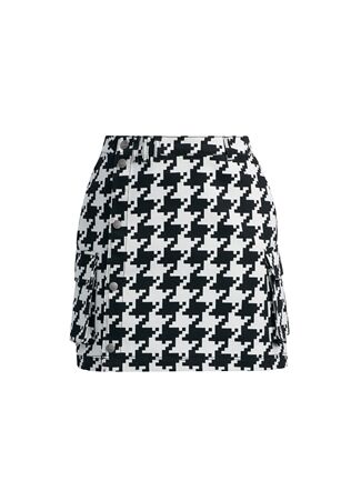 Adidas X Ivy Park Kadın IVY PARK Siyah Beyaz Mini Etek 32 EU