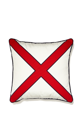 Beymen Home Flag Model Sunbrella 50x50 Yastık Kırmızı Beymen Home Flag Model Sunbrella 50x50 Yastık Kırmızı