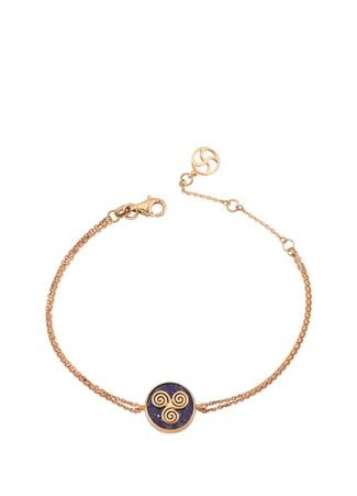 Bee Goddess Kadın Magic Minerva Altın Rengi Bileklik Pembe EU