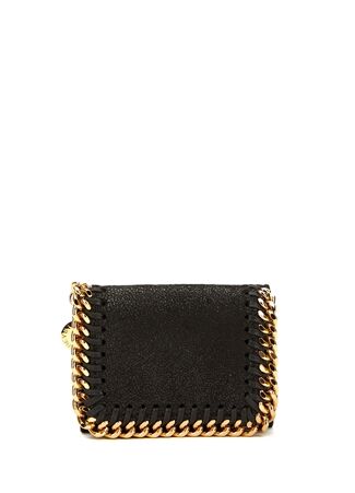 Stella McCartney Kadın Siyah Zincir Detaylı Cüzdan EU