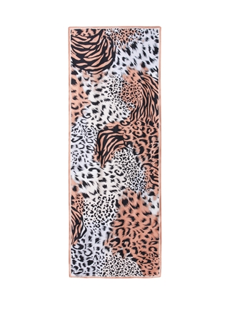 Beymen Kadın Bej Logo Desenli Twill İpek Şal EU Beymen Kadın Bej Logo Desenli Twill İpek Şal EU