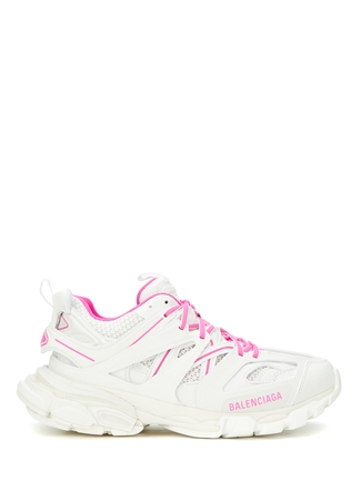 Balenciaga Kadın Track Beyaz Pembe Logolu Sneaker 35 EU