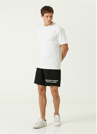 Emporio Armani Erkek Siyah Beli Kordonlu Logolu Bermuda L EU Emporio Armani Erkek Siyah Beli Kordonlu Logolu Bermuda L EU