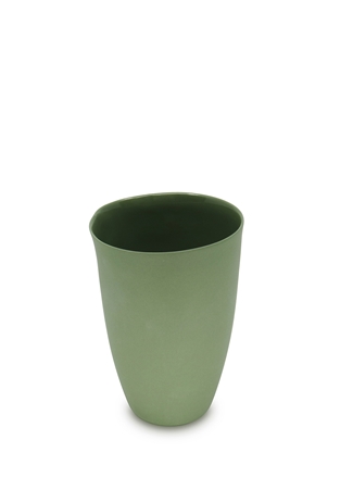 Modesign Studio Yeşil El Yapımı Porselen Uzun Bardak