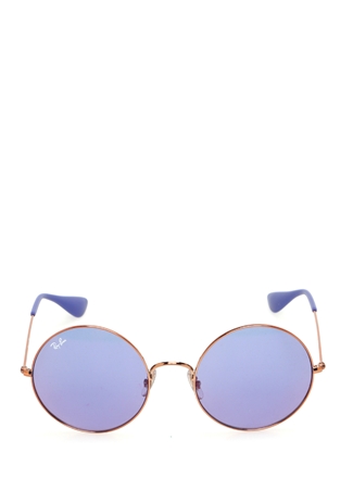 Ray-ban Kadın Mavi Yuvarlak Formlu Güneş Gözlüğü Kahverengi 55 Eu