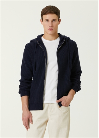 Paul Smith Erkek Lacivert Kapüşonlu Yün Triko Hırka M EU Paul Smith Erkek Lacivert Kapüşonlu Yün Triko Hırka M EU