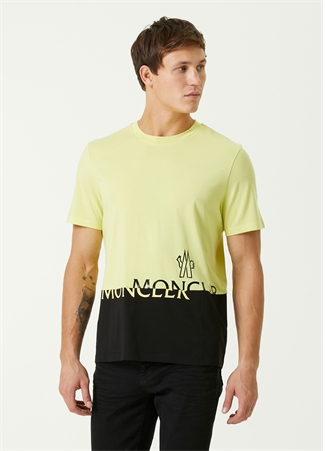 Moncler Erkek Sarı Siyah Logo Detaylı T-shirt L Eu Moncler Erkek Sarı Siyah Logo Detaylı T-shirt L Eu