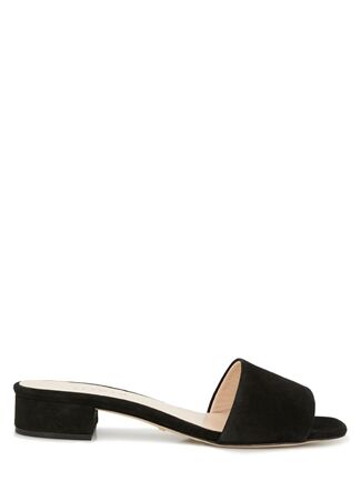 Beymen Collection Kadın Siyah Bantlı Süet Terlik 38