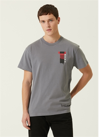 Deus Ex Machina Erkek Antrasit Logolu Basic T-shirt Gri S EU Deus Ex Machina Erkek Antrasit Logolu Basic T-shirt Gri S EU