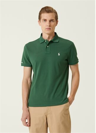 Polo Ralph Lauren Erkek The Earth Yeşil Yaka T-shirt S EU