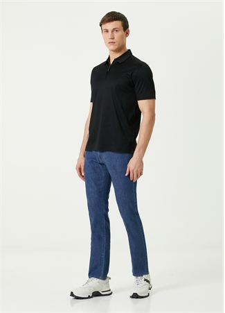 Canali Erkek Mavi Boru Paça Jean Pantolon Lacivert 48 IT Canali Erkek Mavi Boru Paça Jean Pantolon Lacivert 48 IT