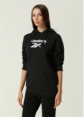 Reebok Kadın Classic Vector Siyah Kapüşonlu Oversize Sweatshirt S EU Reebok Kadın Classic Vector Siyah Kapüşonlu Oversize Sweatshirt S EU