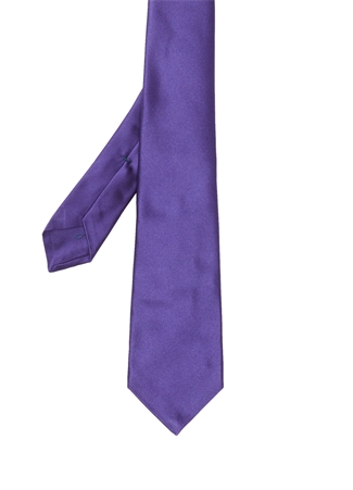 Kiton Erkek Mor İpek Kravat EU Kiton Erkek Mor İpek Kravat EU