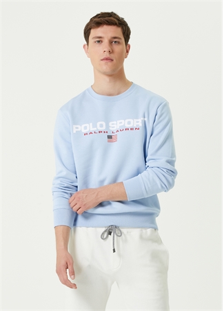 Polo Ralph Lauren Erkek Mavi Logo Baskılı Sweatshirt S Eu Polo Ralph Lauren Erkek Mavi Logo Baskılı Sweatshirt S Eu