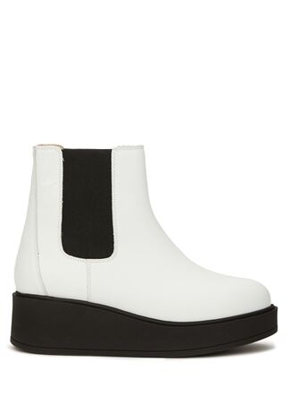 Beymen Club Kadın Beyaz Deri Bot 36