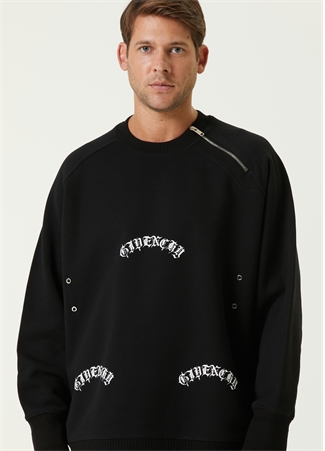 Givenchy Erkek Siyah Kontrast Logolu Sweatshirt S EU Givenchy Erkek Siyah Kontrast Logolu Sweatshirt S EU