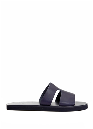 Ancient Greek Sandals Erkek Lacivert Deri Terlik 40 Eu Ancient Greek Sandals Erkek Lacivert Deri Terlik 40 Eu