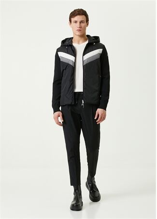 Moncler Erkek Siyah Beli Kordonlu Pantolon 50 IT