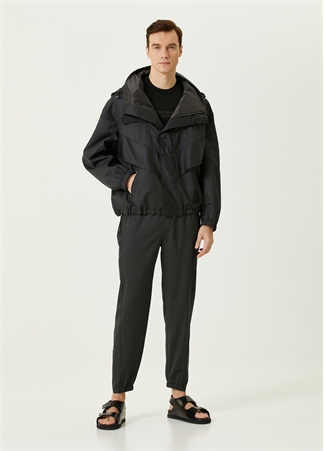 Emporio Armani Erkek Antrasit Çizgi Desenli Yün Pantolon Gri 54 IT Emporio Armani Erkek Antrasit Çizgi Desenli Yün Pantolon Gri 54 IT