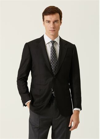 Kiton Erkek Lacivert Yün Ceket 58 IT Kiton Erkek Lacivert Yün Ceket 58 IT