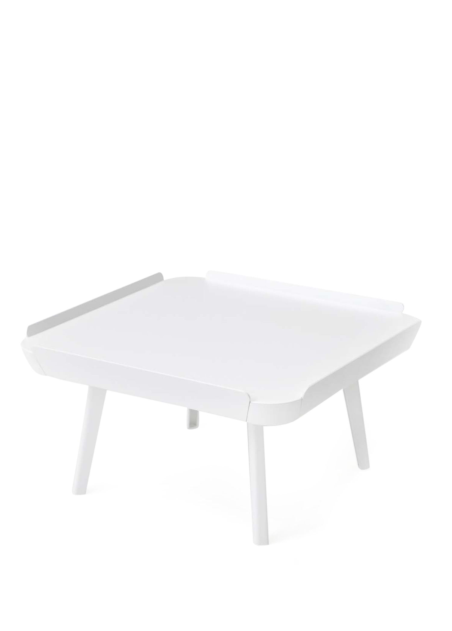 Nurus - Edgar Beyaz Metal Orta Sehpa - Beyaz