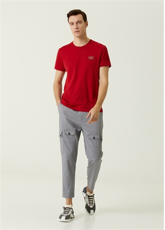 Dolce&Gabbana Erkek Gri Şerit Logolu Pantolon 46 IT Dolce&Gabbana Erkek Gri Şerit Logolu Pantolon 46 IT