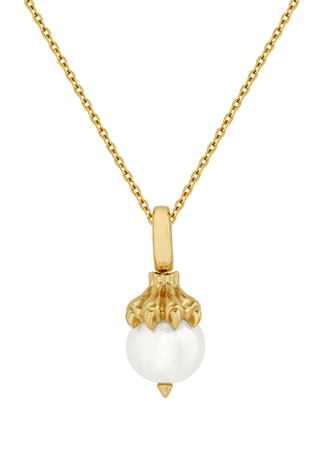 Collection-Stephen Webster Kadın Aslan Formlu İncili Altın Rengi Kolye EU Collection-Stephen Webster Kadın Aslan Formlu İncili Altın Rengi Kolye EU