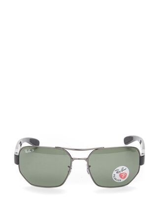 Ray-Ban Gri Kare Formlu Güneş Gözlüğü 60 EU