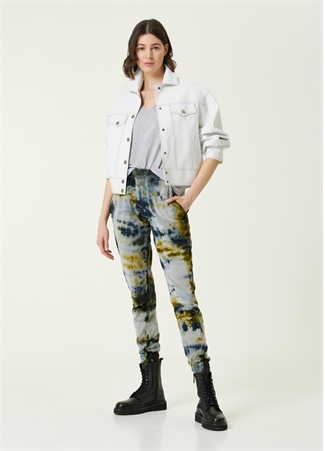 Allsaints Kadın Pippa Haki Mavi Batik Desenli Eşofman Altı Lacivert 8 Uk Allsaints Kadın Pippa Haki Mavi Batik Desenli Eşofman Altı Lacivert 8 Uk