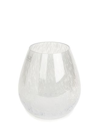 Fink Gri Desenli Cam Vazo